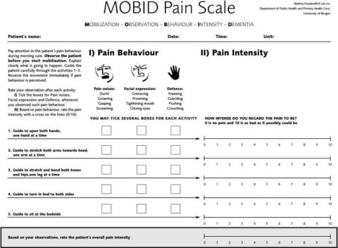 Measuring Pain in the Clinic - European Pain Federation