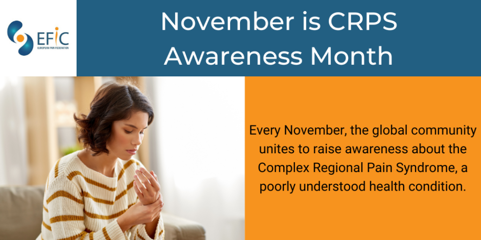 CRPS Awareness Month: November 2022 - European Pain Federation