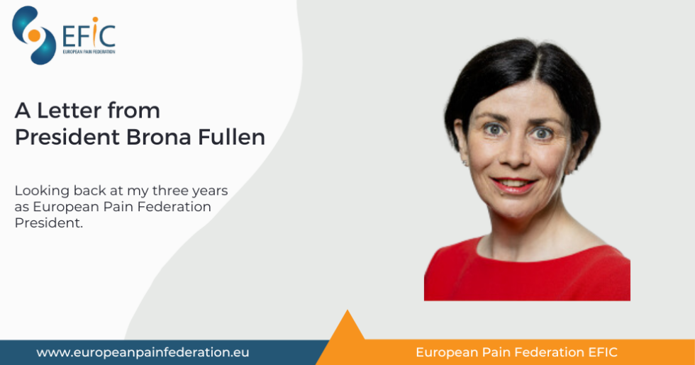 A Letter from President Brona Fullen - European Pain Federation