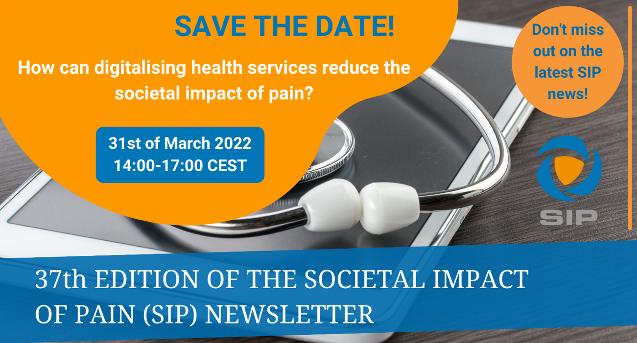 37th edition of the societal impact of pain (sip) newsletter - European ...
