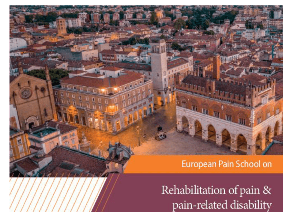 European Pain School on "Rehabilitation of pain and pain-related ...