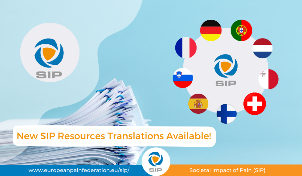 New SIP Resources Translations Available! - European Pain Federation