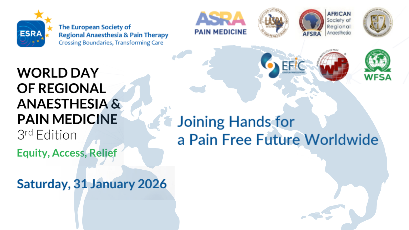 2nd World Week and World Day of Regional Anaesthesia & Pain Medicine: A ...